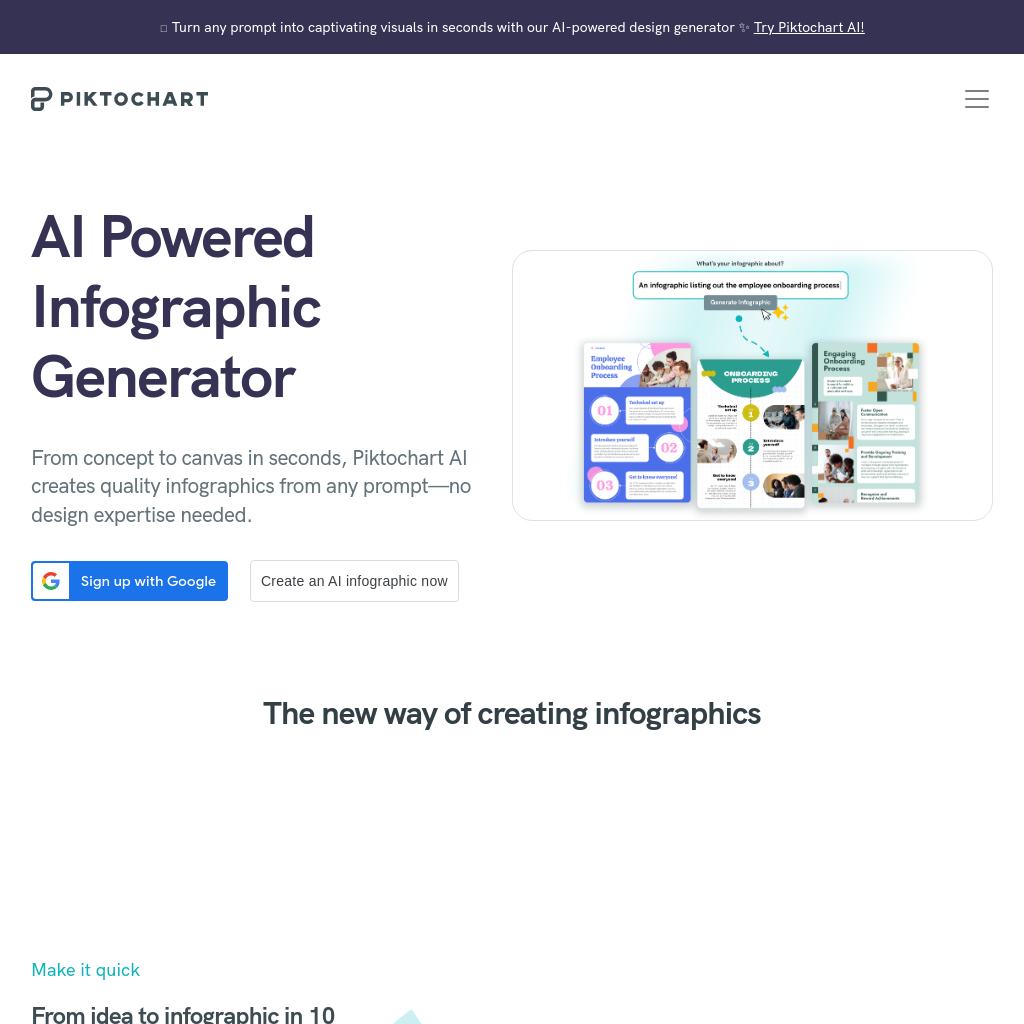 Piktochart - Free AI Infographic Maker—Piktochart AI