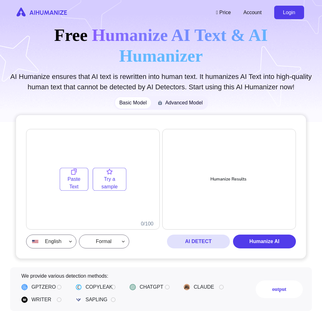AI Humanize - Free Humanize AI Text & AI Humanizer Online