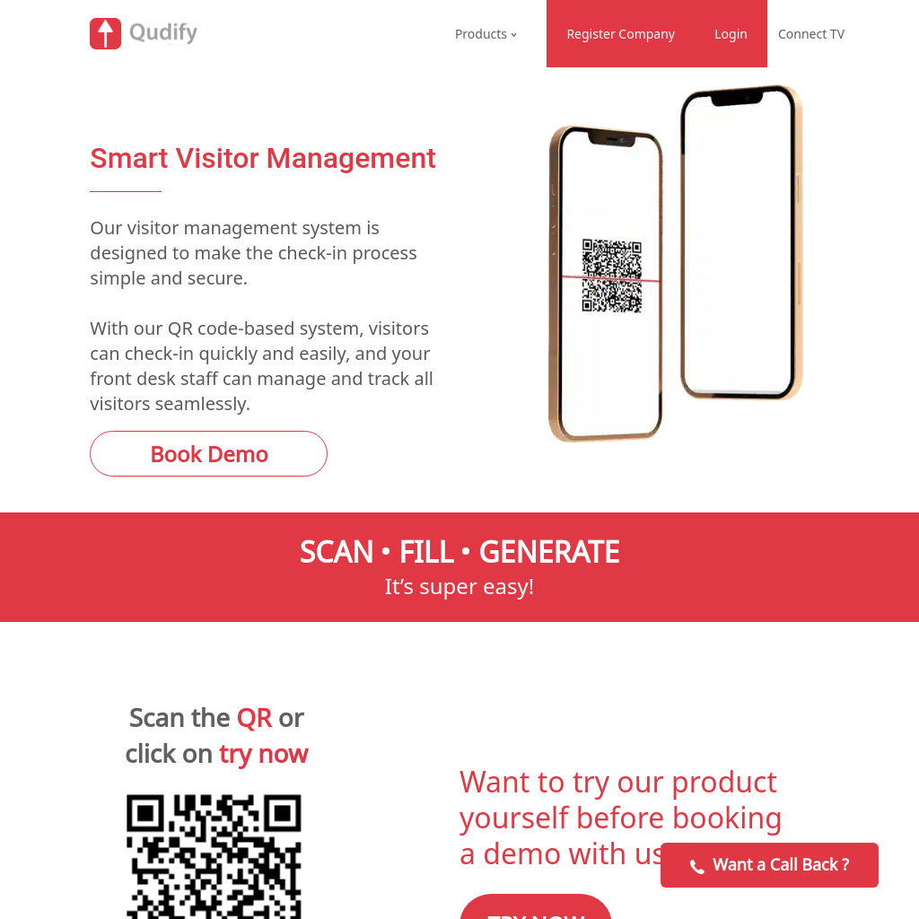 Qudify - Visitor Management System for Modern Enterprises - Qudify