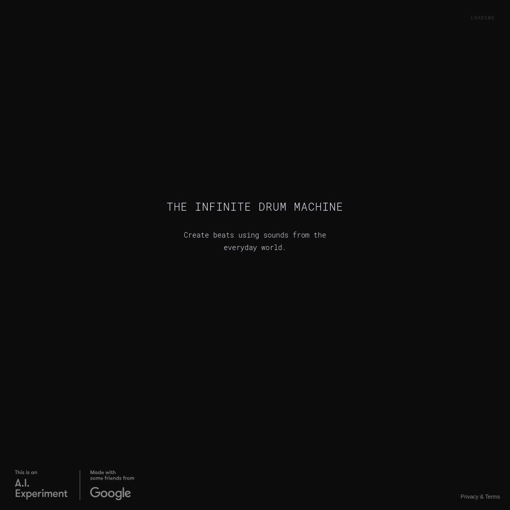 Infinite Drum Machine - The Infinite Drum Machine: A Unique Sound Exploration Tool