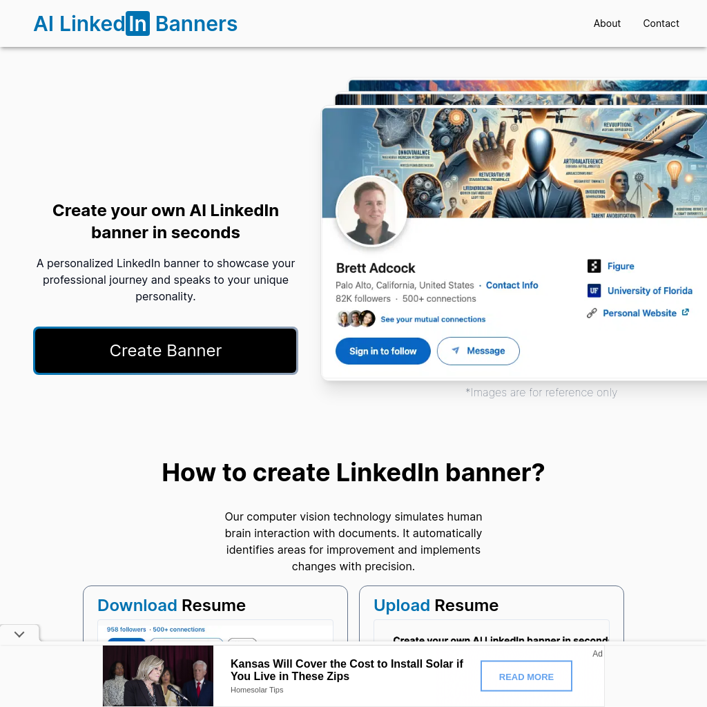 AI LinkedIn Banners - AI 링크드인 배너