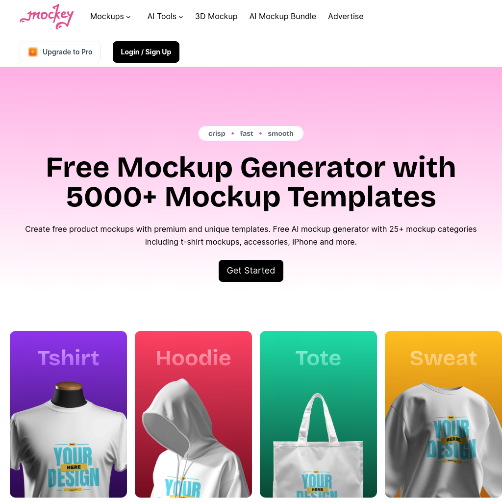 Mockey AI - Best Free AI Mockup Generator with AI Templates