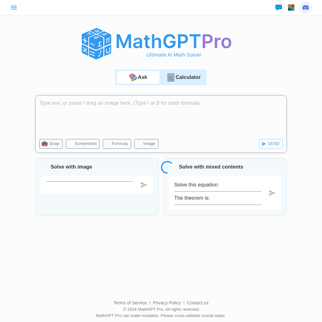 MathGPTPro - MathGPT | AI Math Solver & Calculator