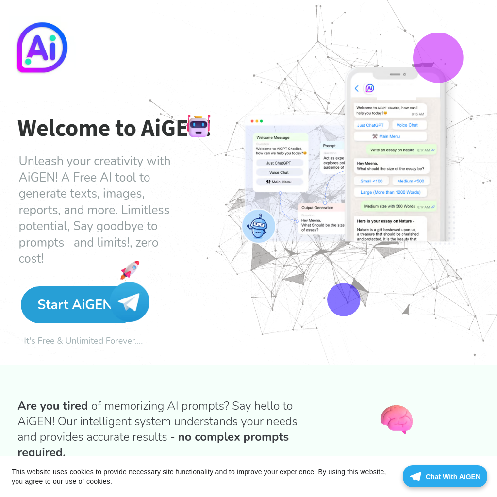 AIGPT - Experience the Power of AI with AiGPT_Free
