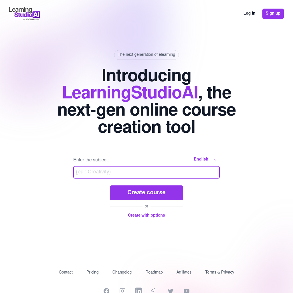 LearningStudioAI - Create courses with AI-powered authoring tool | LearningStudioAI