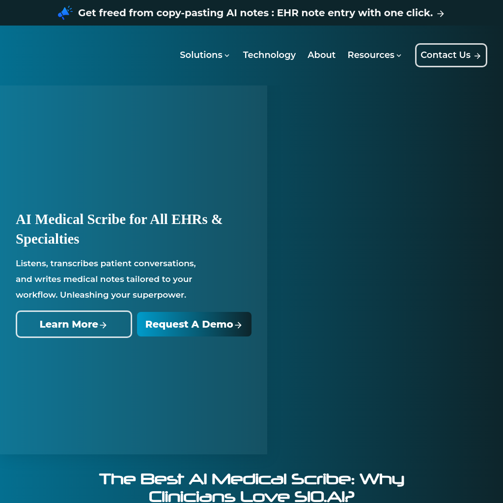 S10.AI - AI Medical Scribe | S10.AI | 99% Faster | Better Patient Care