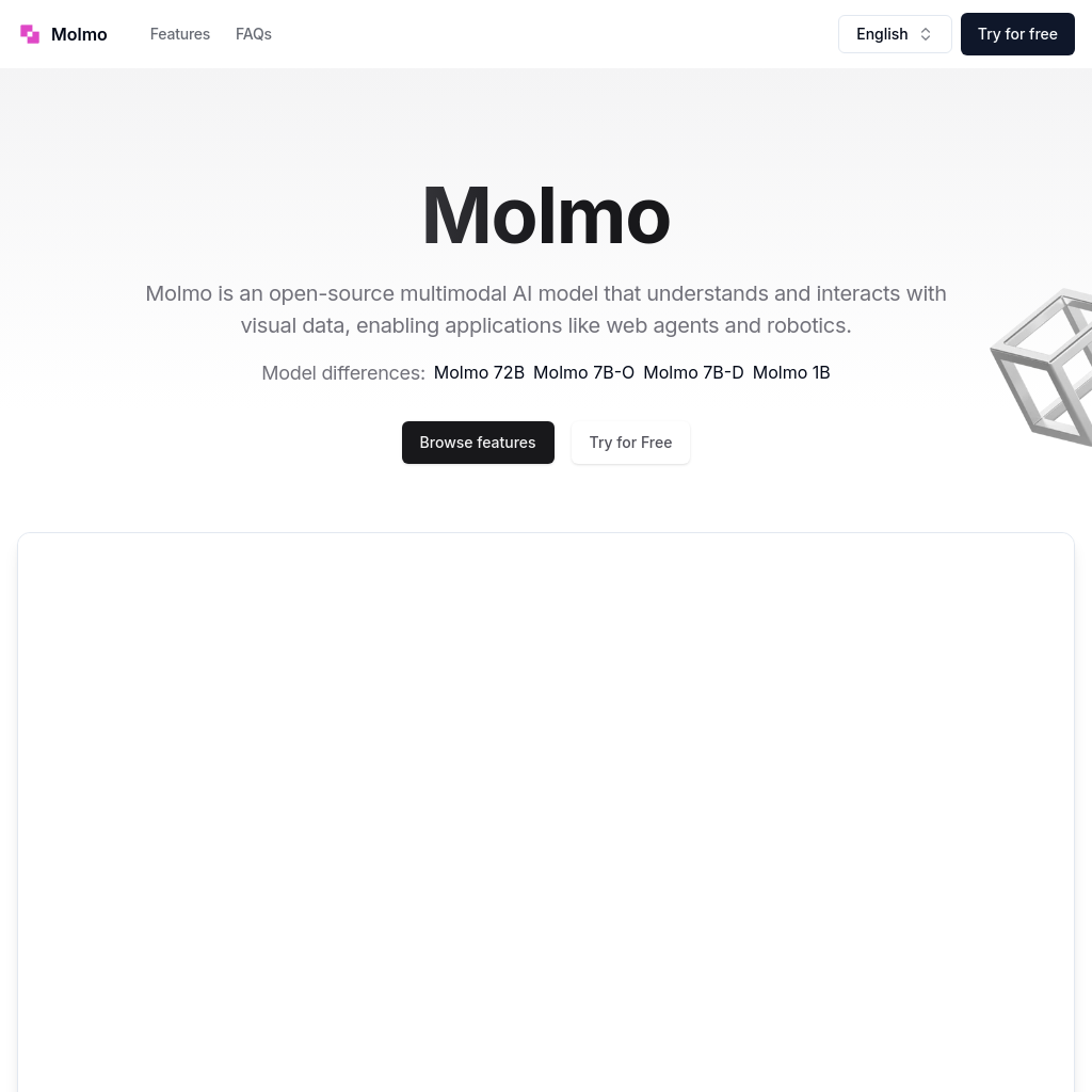 Molmo - Open-source AI for Visual Understanding