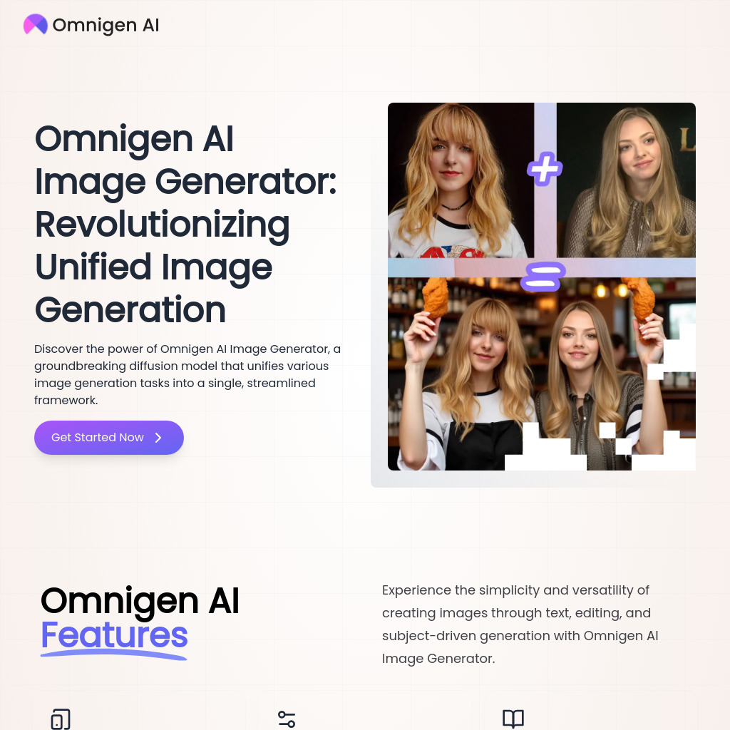 Omnigen AI - Omnigen AI Image Generator: Unified Image Generation Solution