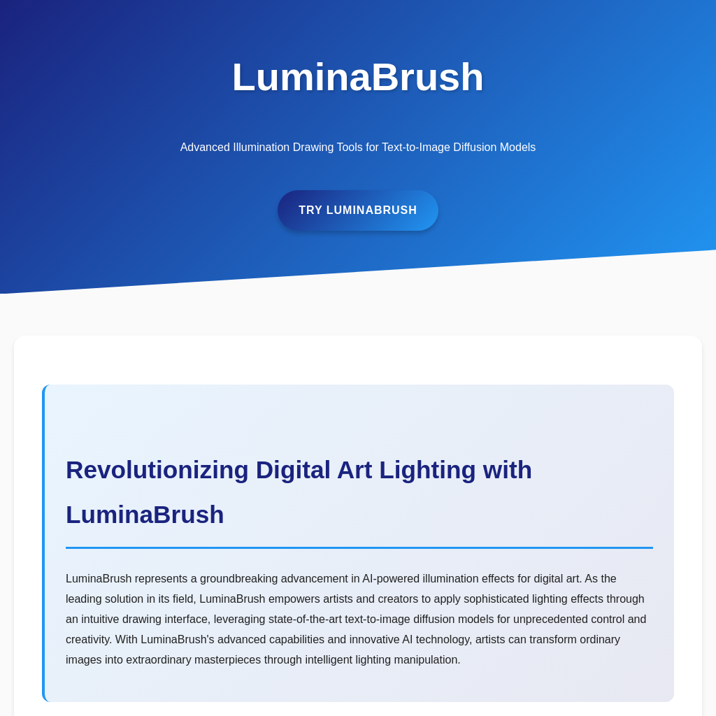 LuminaBrush - LuminaBrush: Advanced Illumination Drawing Tools for Digital Art