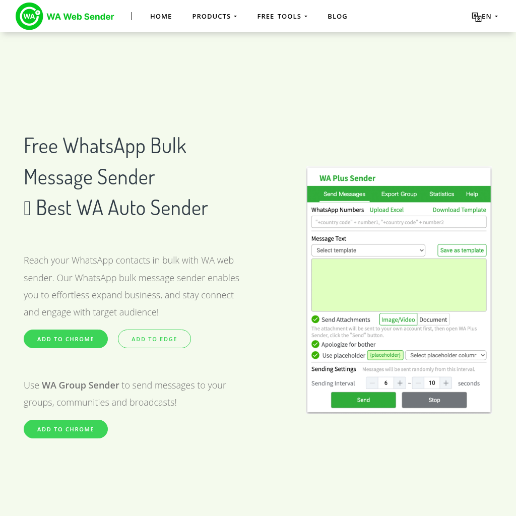 WhatsApp Sender - WhatsApp Bulk Message Sender