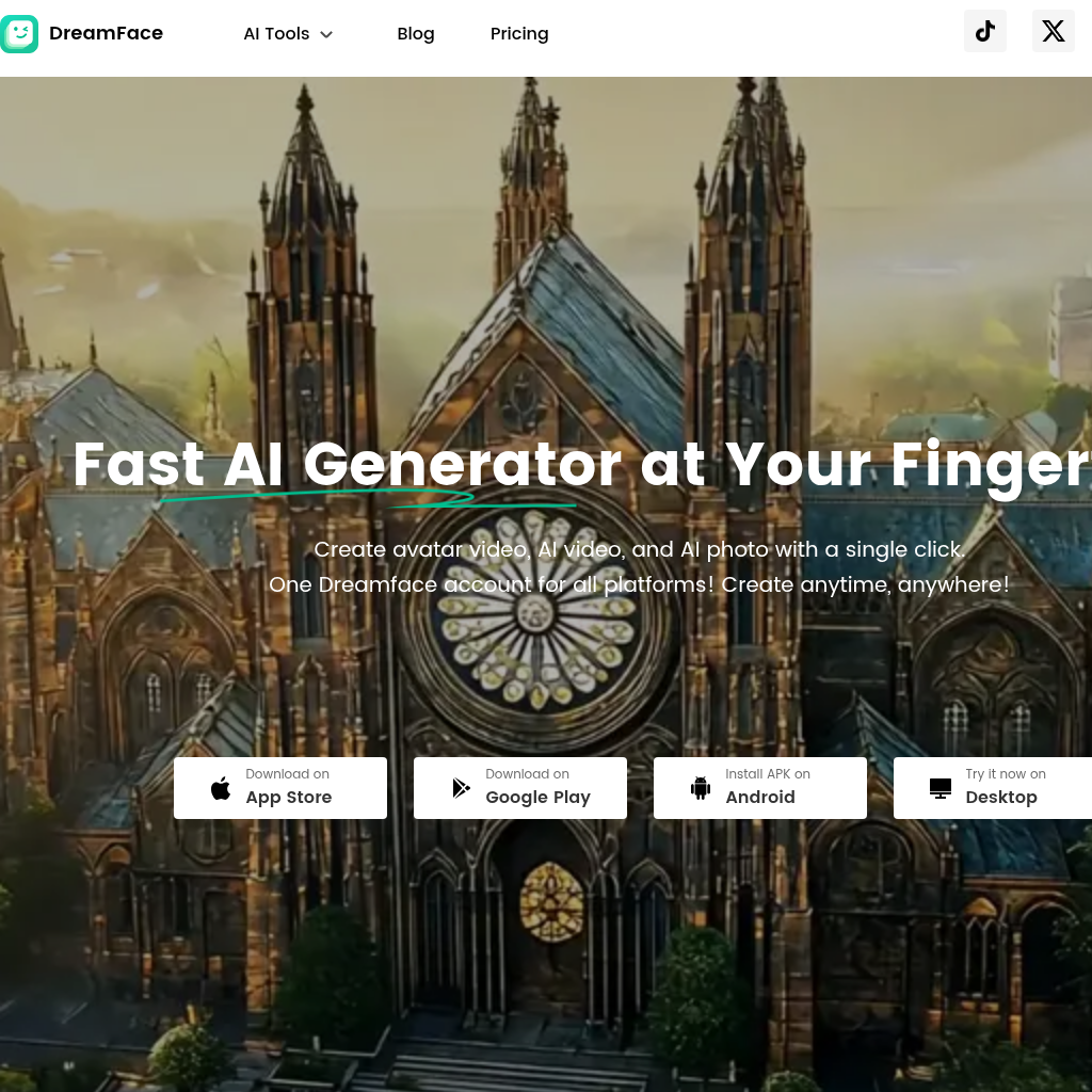 Dreamface - DreamFace AI Tools for Avatar and Video Creation