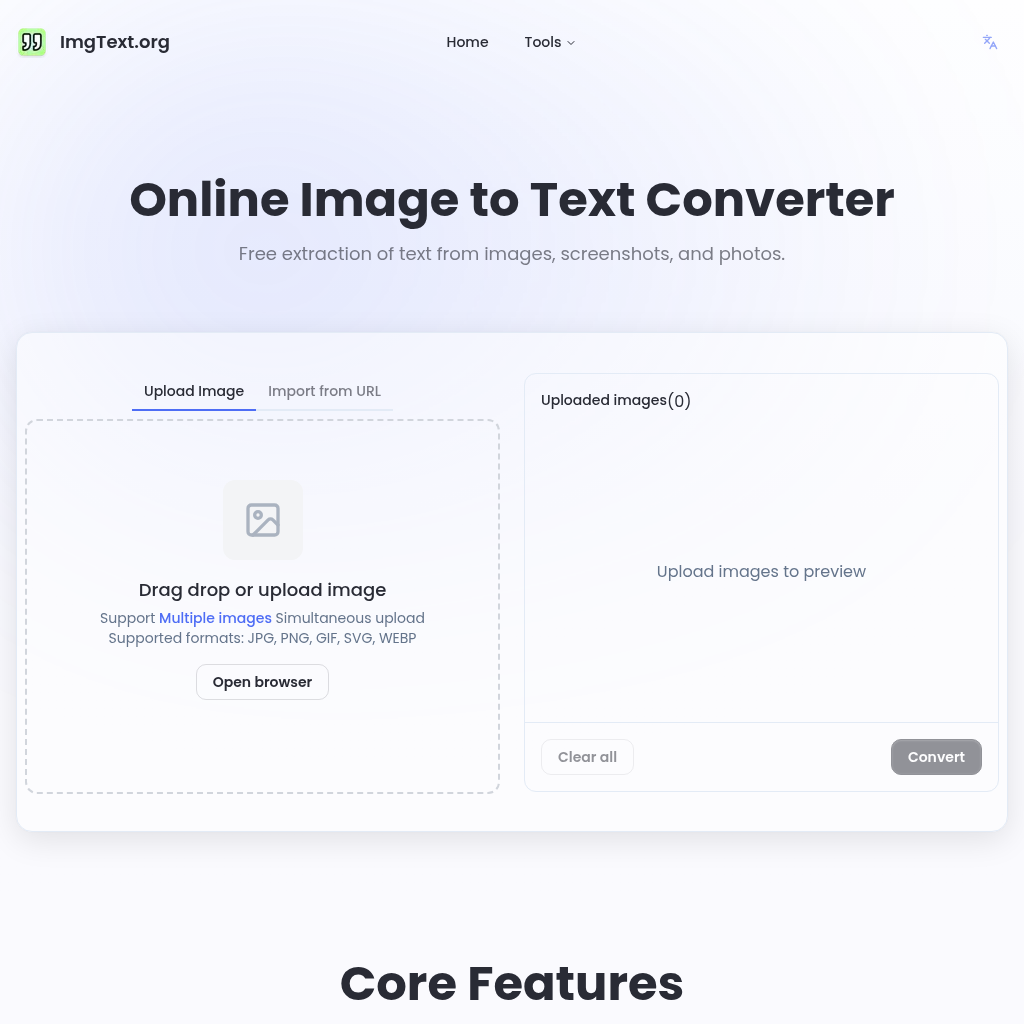 Image to Text - Online Image to Text Converter