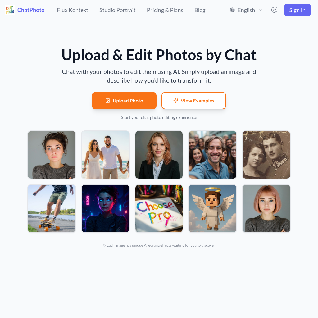 chat photo - ChatPhoto AI Image Editor for Instant Photo Enhancement ...