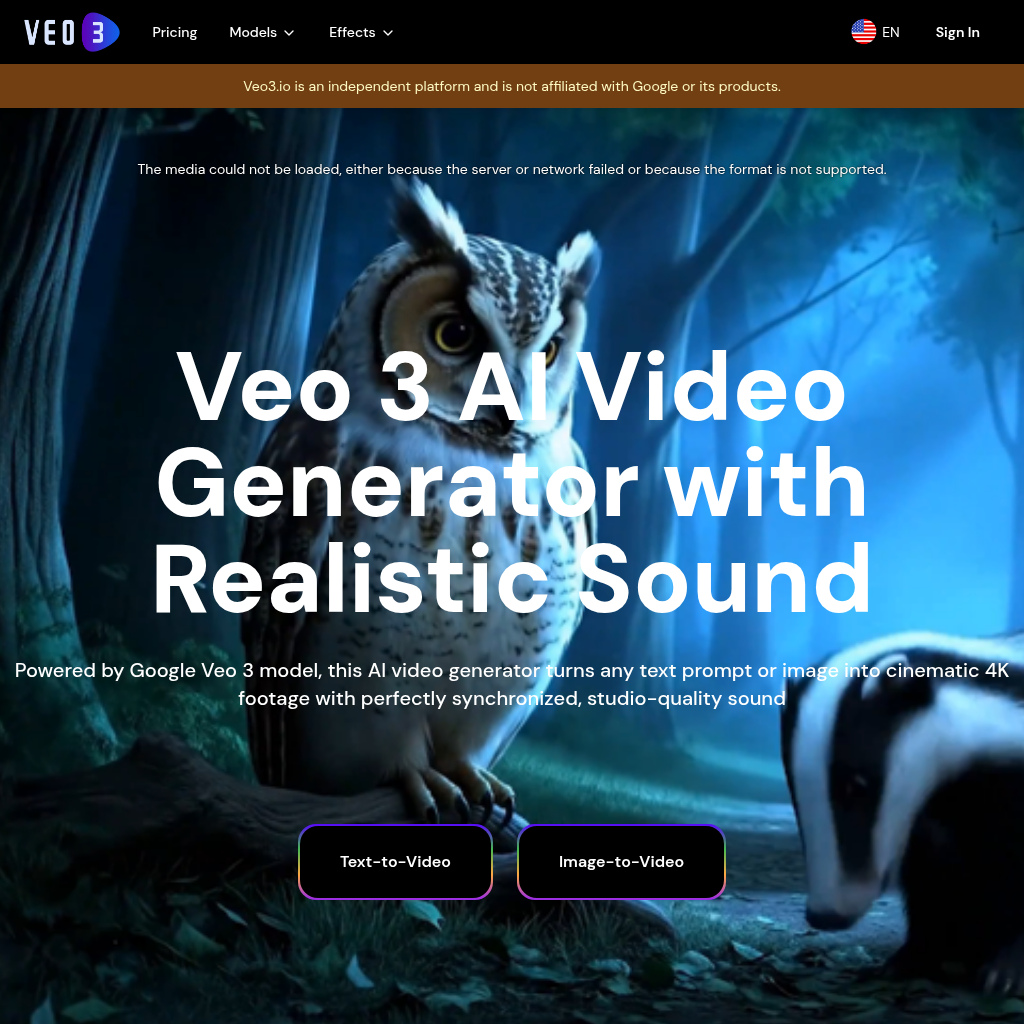 Veo 3 AI Video Generator - Veo 3 AI Video Generator - Create Cinematic 4K Videos from Text or Images