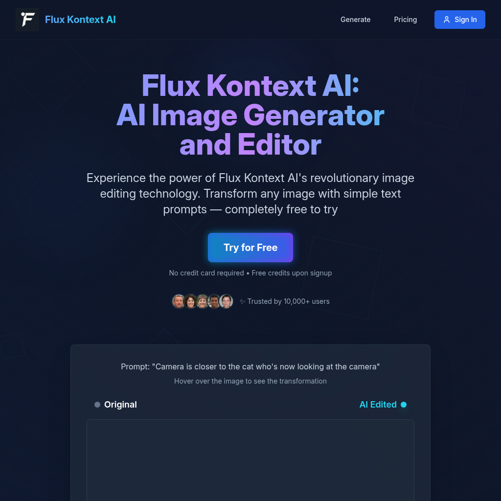 Flux Kontext AI - Flux Kontext AI: Advanced AI-Powered Image Generator ...