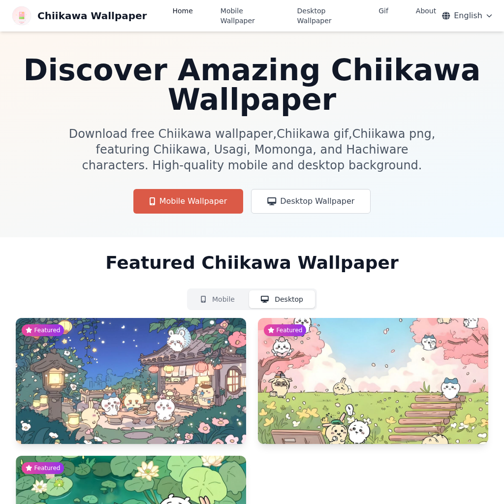 Chiikawa Wallpaper - 免费Chiikawa壁纸下载