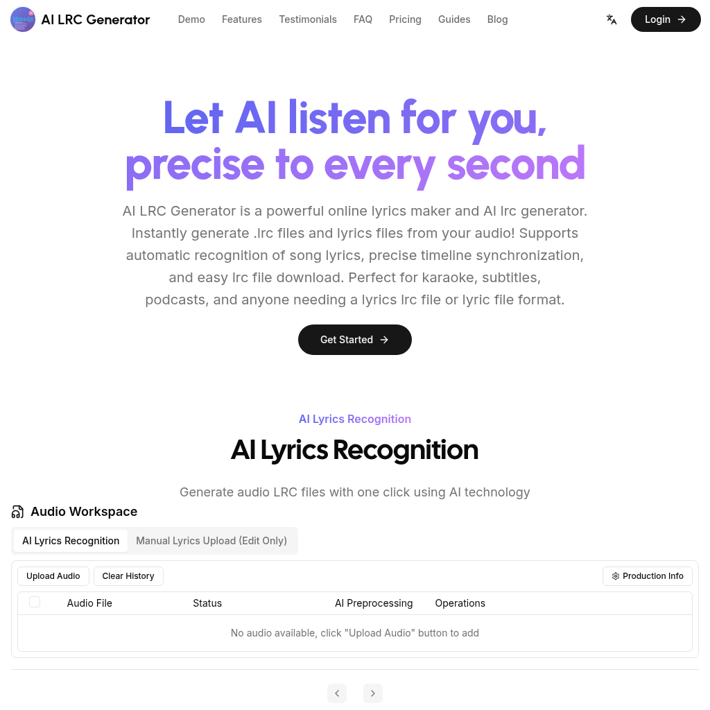 AI LRC Generator - AI LRC Generator: The Ultimate Tool for Lyrics and ...