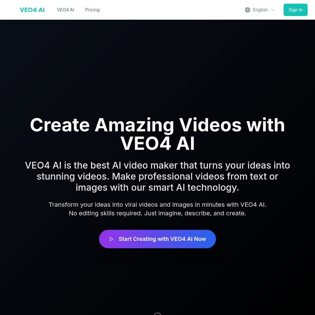 veo4 ai - VEO4 AI - 强大的AI视频创作平台