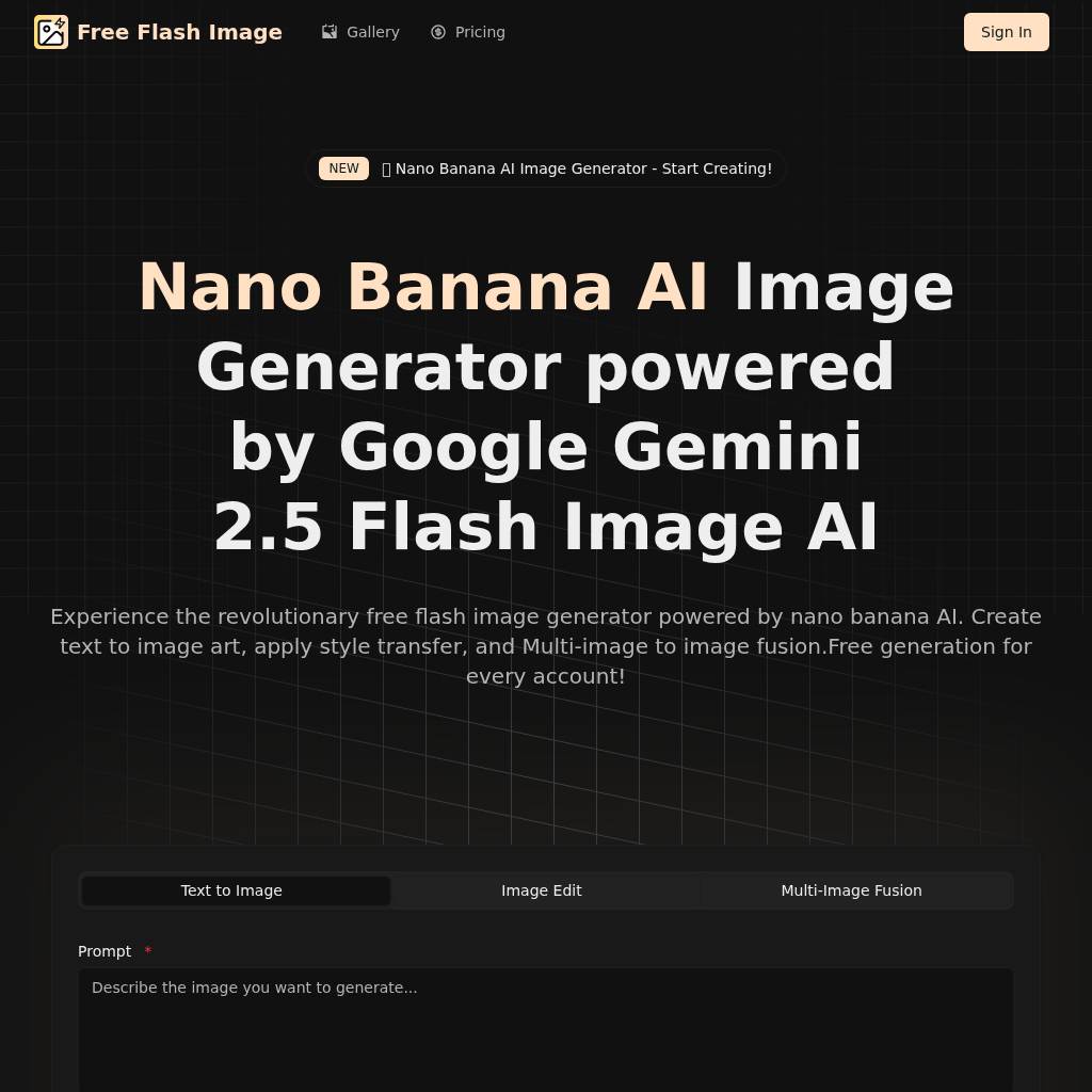 Free Flash Image - Free Flash Image - AI Image Generation Tool