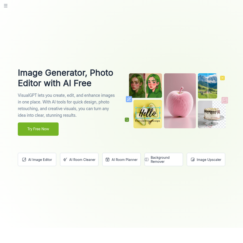 VisualGPT - VisualGPT: AI画像生成・編集ツール