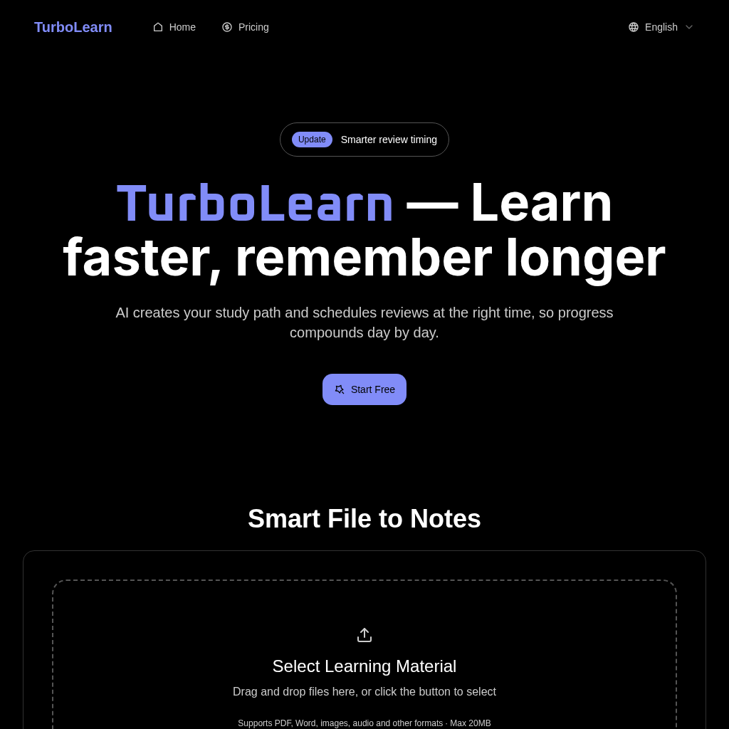 Turbolearn - TurboLearn: Versnel je leerproces met AI-ondersteuning