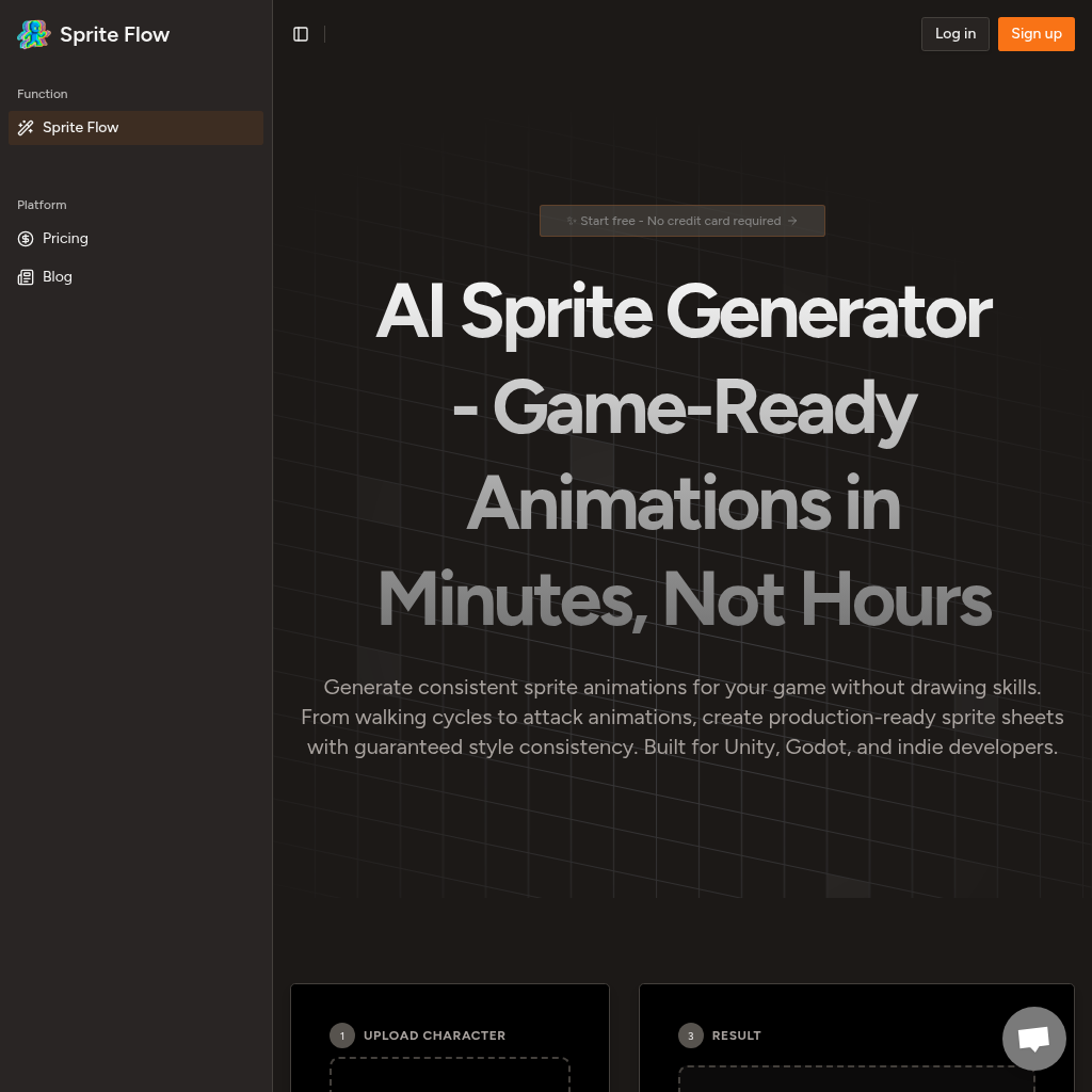 Sprite Flow - AI Sprite Generator - SpriteFlow