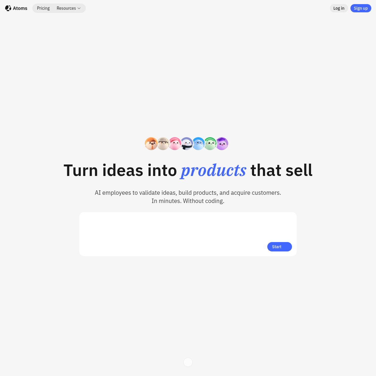 Atoms: Build websites & apps with AI, no code needed - Atoms: AI ...