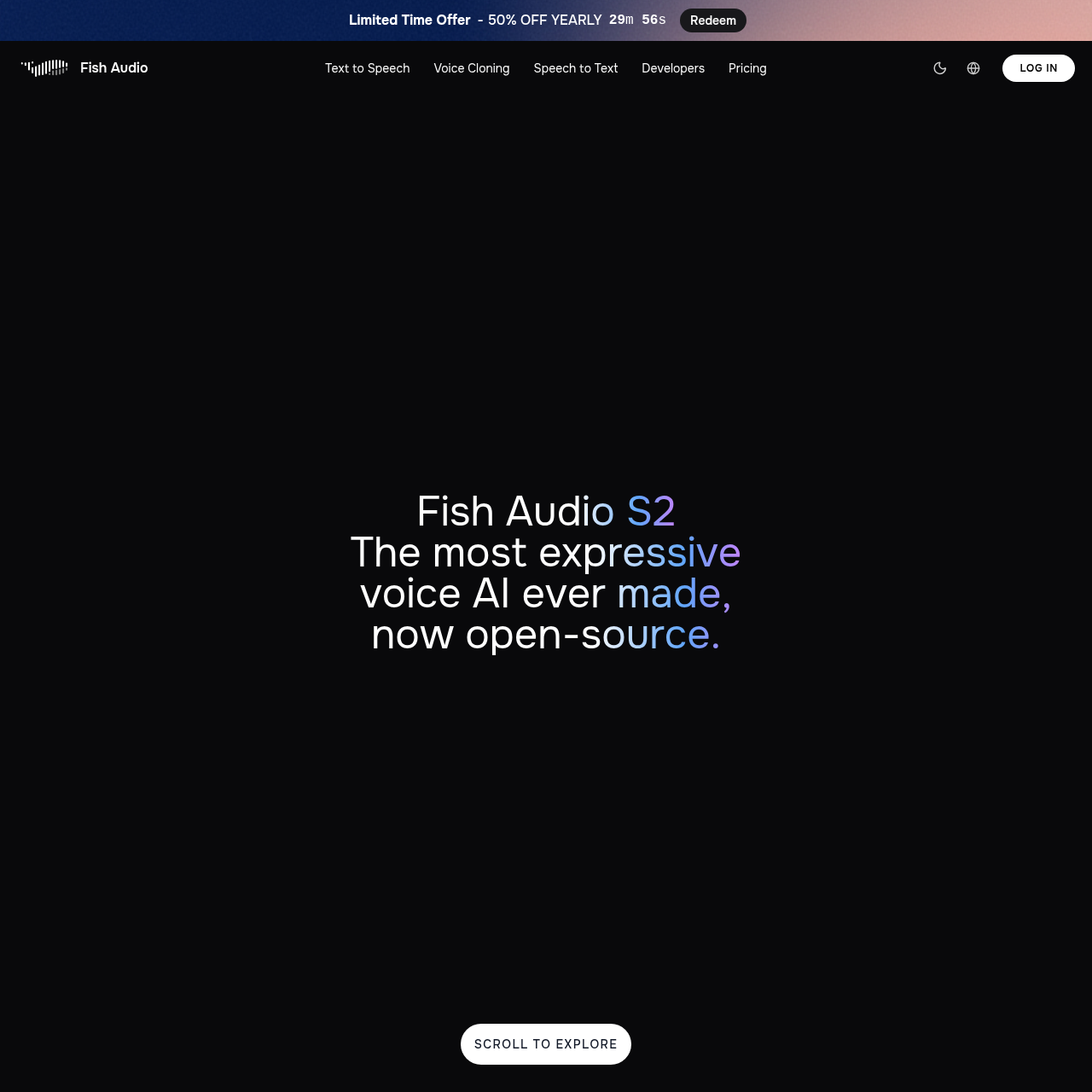 Fish Audio S2 - Fish Audio S2: The Most Expressive Open-Source Voice AI ...