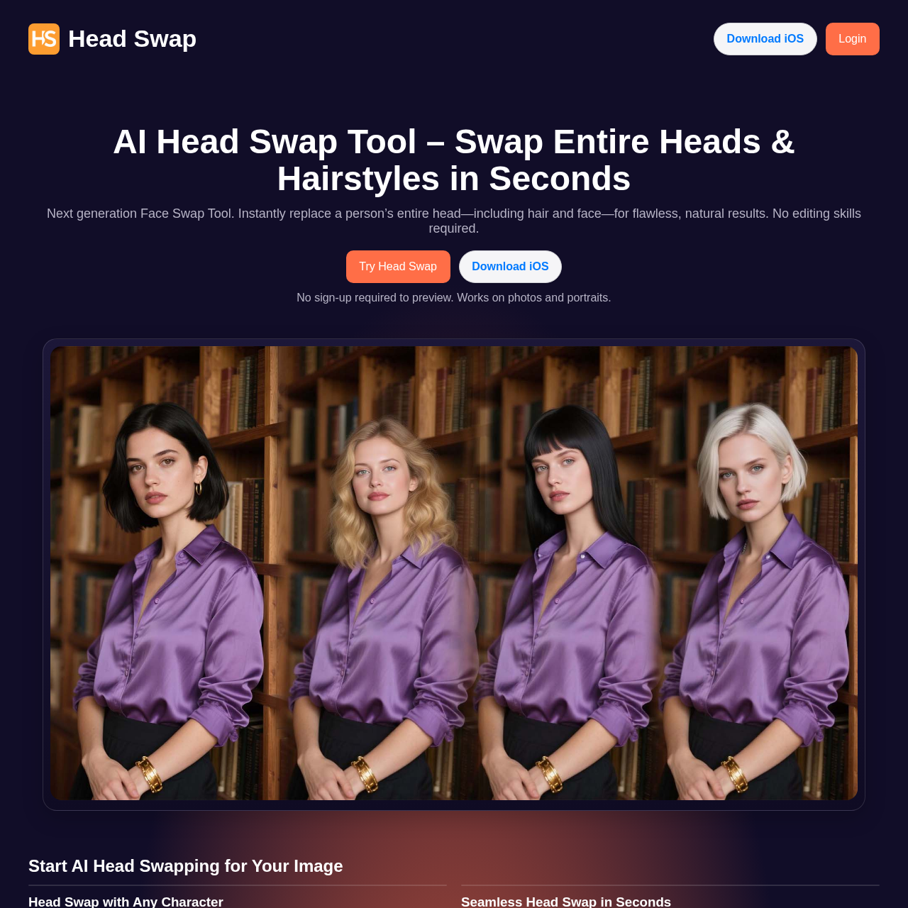Head Swap - HeadSwap.app: Next-Generation AI Head Swap Tool for ...