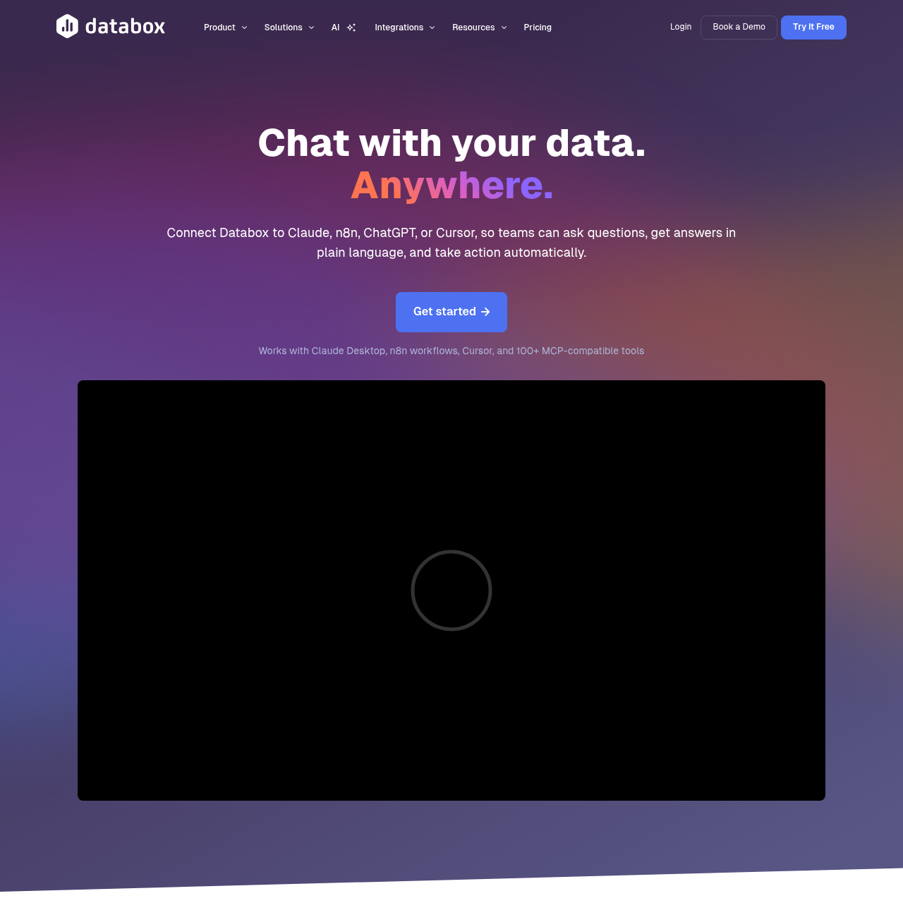 Databox MCP - Databox MCP: Chat with Your Performance Data via AI with ...