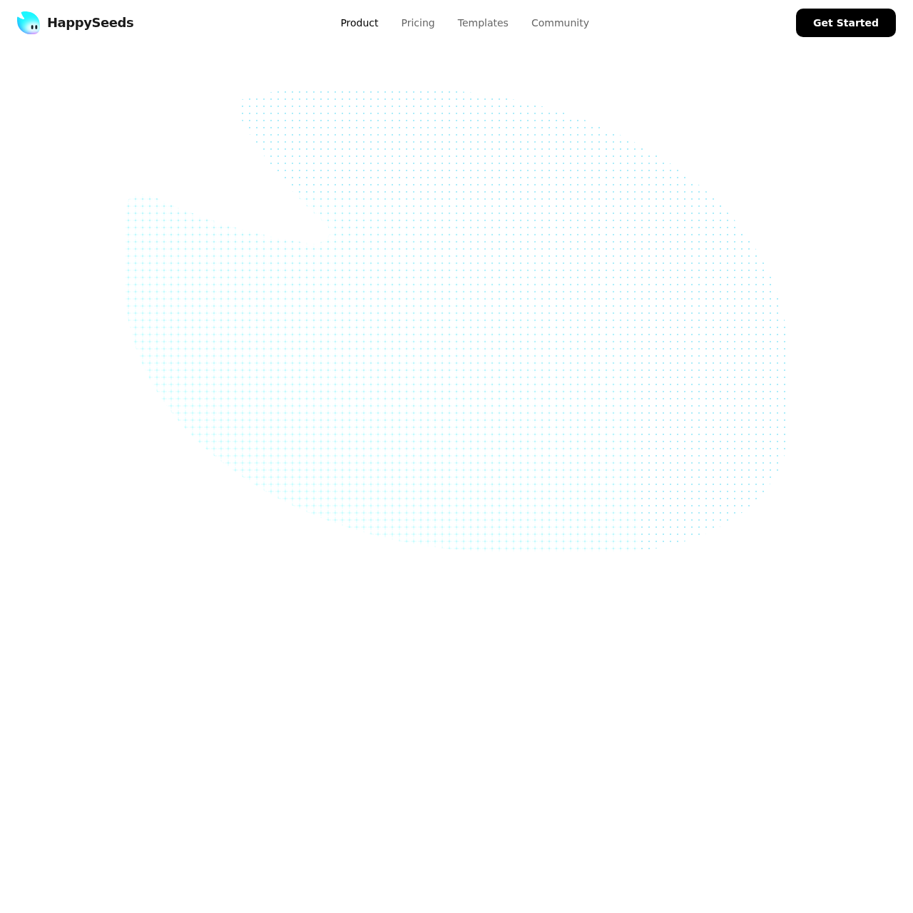HappySeeds ai app builder - HappySeeds：助您快速构建、发布并实现盈利的商业化 AI 应用平台